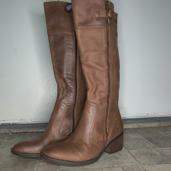 Born | Shoes | Born Kneehigh Tan Boots | Poshmark